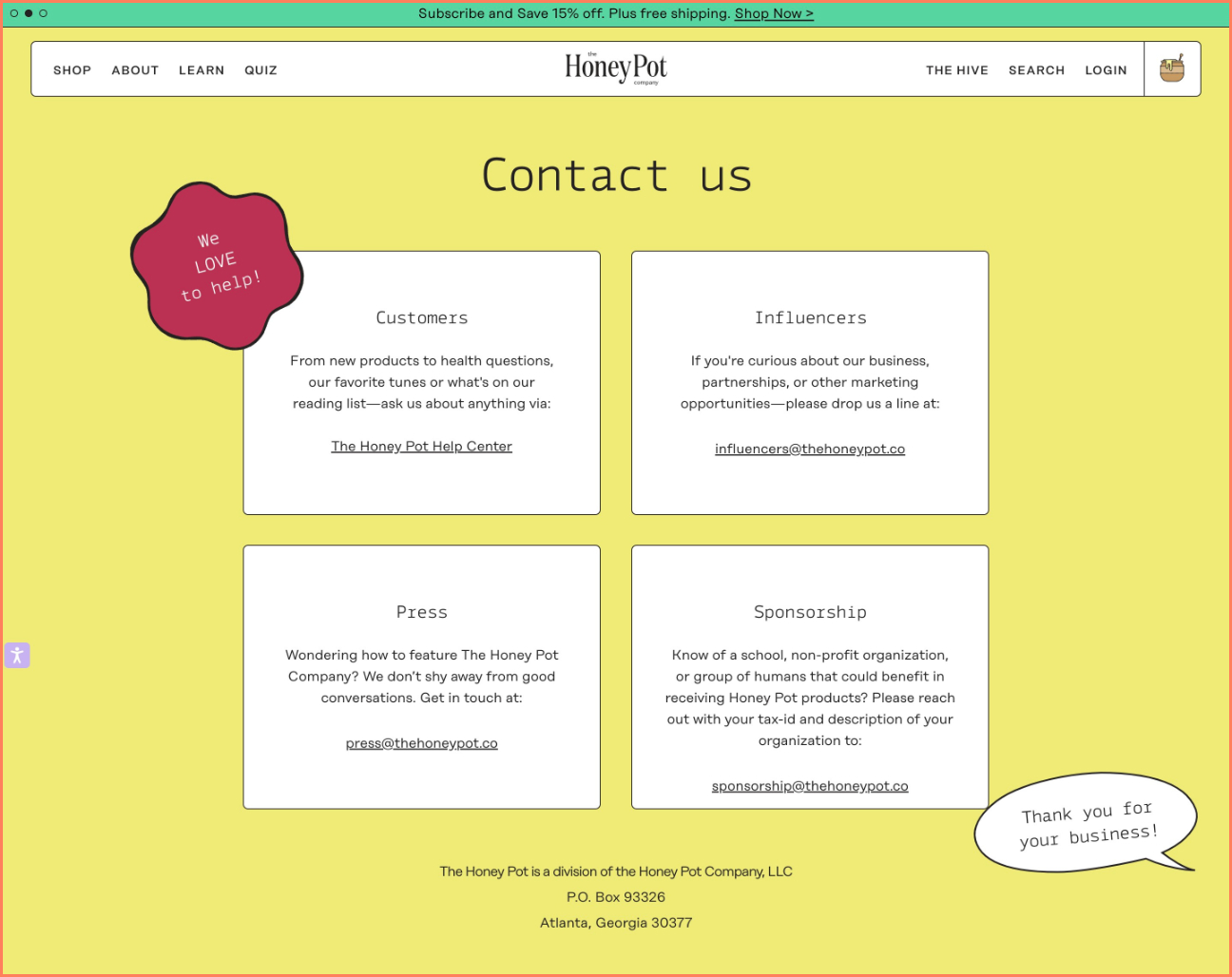 20 eCommerce 'contact us' page designs for inspiration